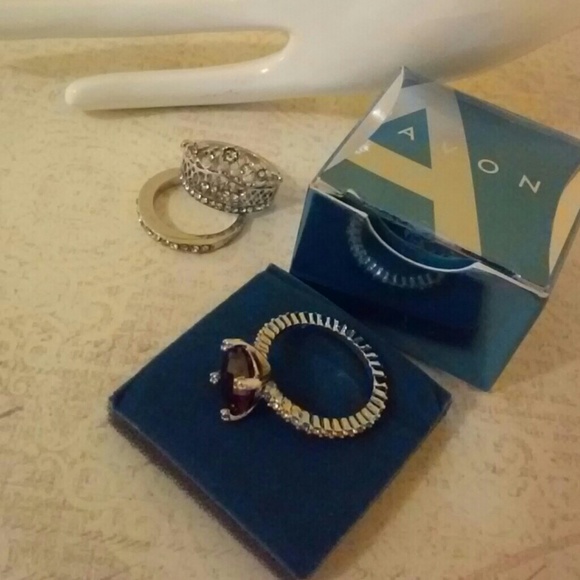 Avon | Jewelry | Bundle Of 3 Rings Size 6 | Poshmark